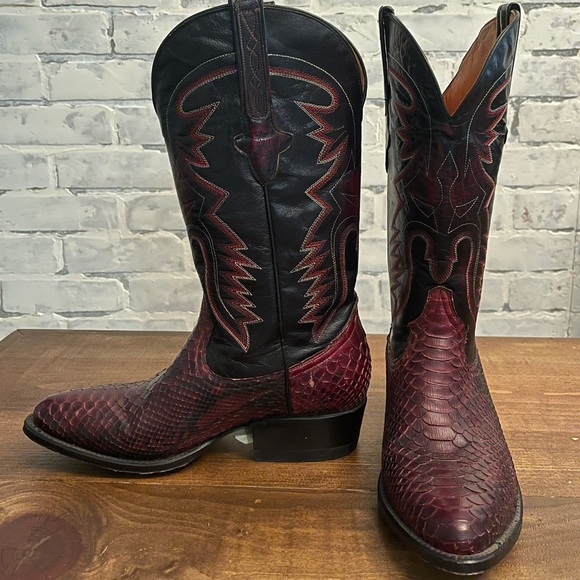 Cuadra | Shoes | Authentic Snake Skin Boots Cuadra Mexican Artesian ...